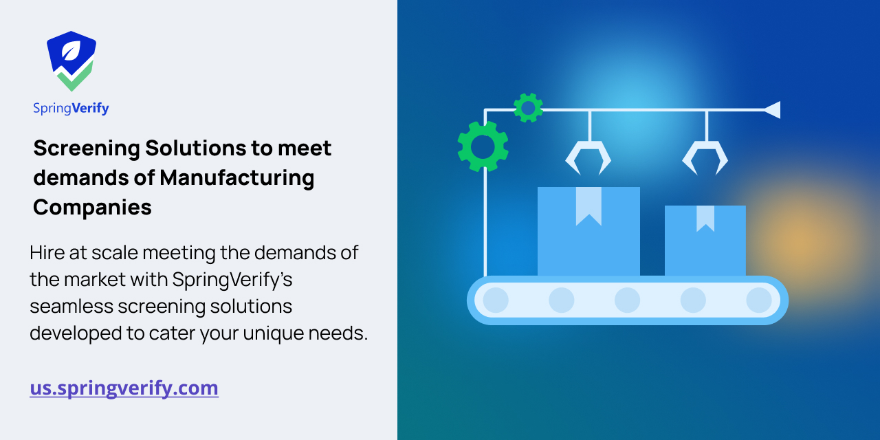 Background Screening Service for Manufacturing Companies | BilicVerify USA
